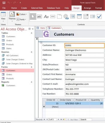 Access Chapter 1 – Business Computers 365