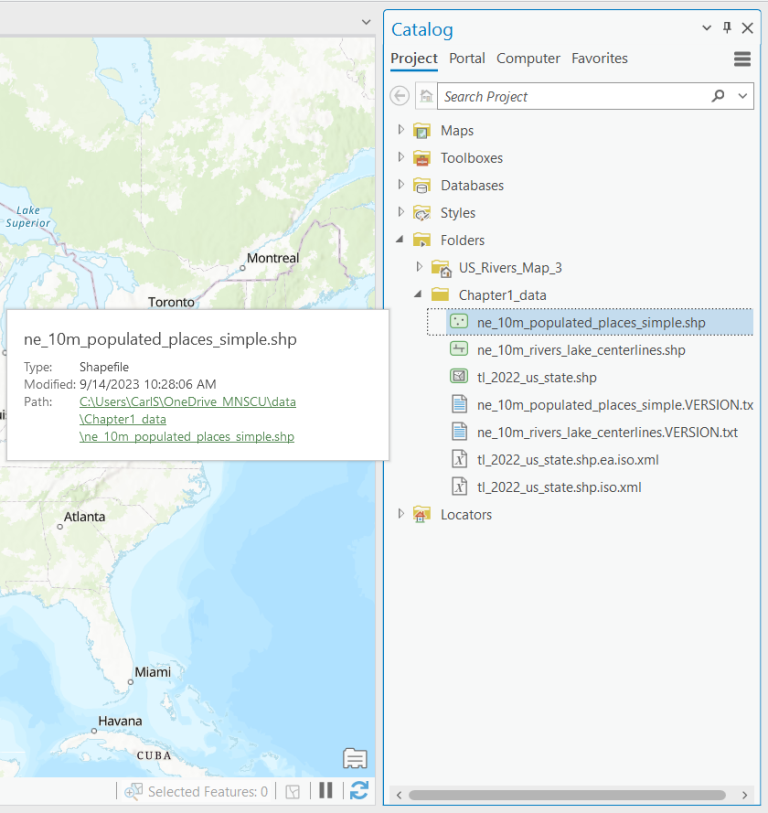 1.3 Add Data to the Map – The Flexible GIS Workbook for ArcGIS Pro