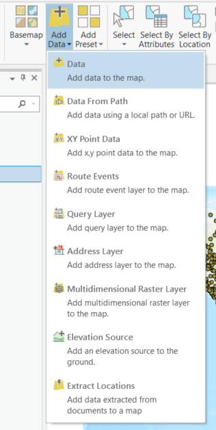 1.3 Add Data to the Map – The Flexible GIS Workbook for ArcGIS Pro