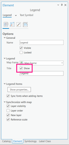 1.8 Add Map Elements – The Flexible GIS Workbook for ArcGIS Pro