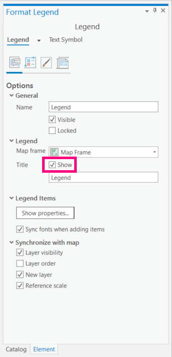 1.8 Add Map Elements – The Flexible GIS Workbook for ArcGIS Pro