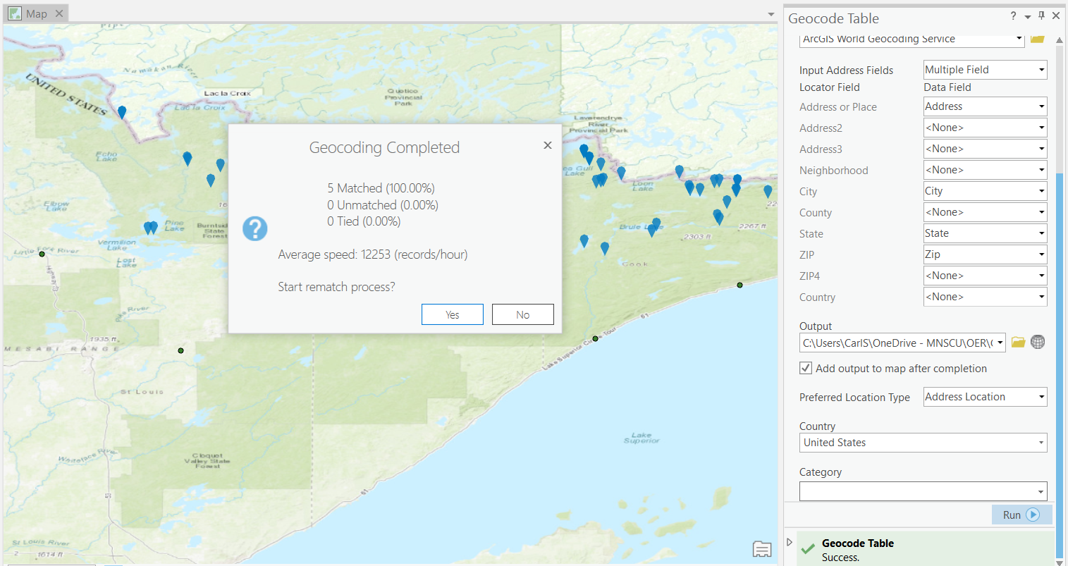 2.3 Geocode Point Features from Addresses – The Flexible GIS Workbook ...